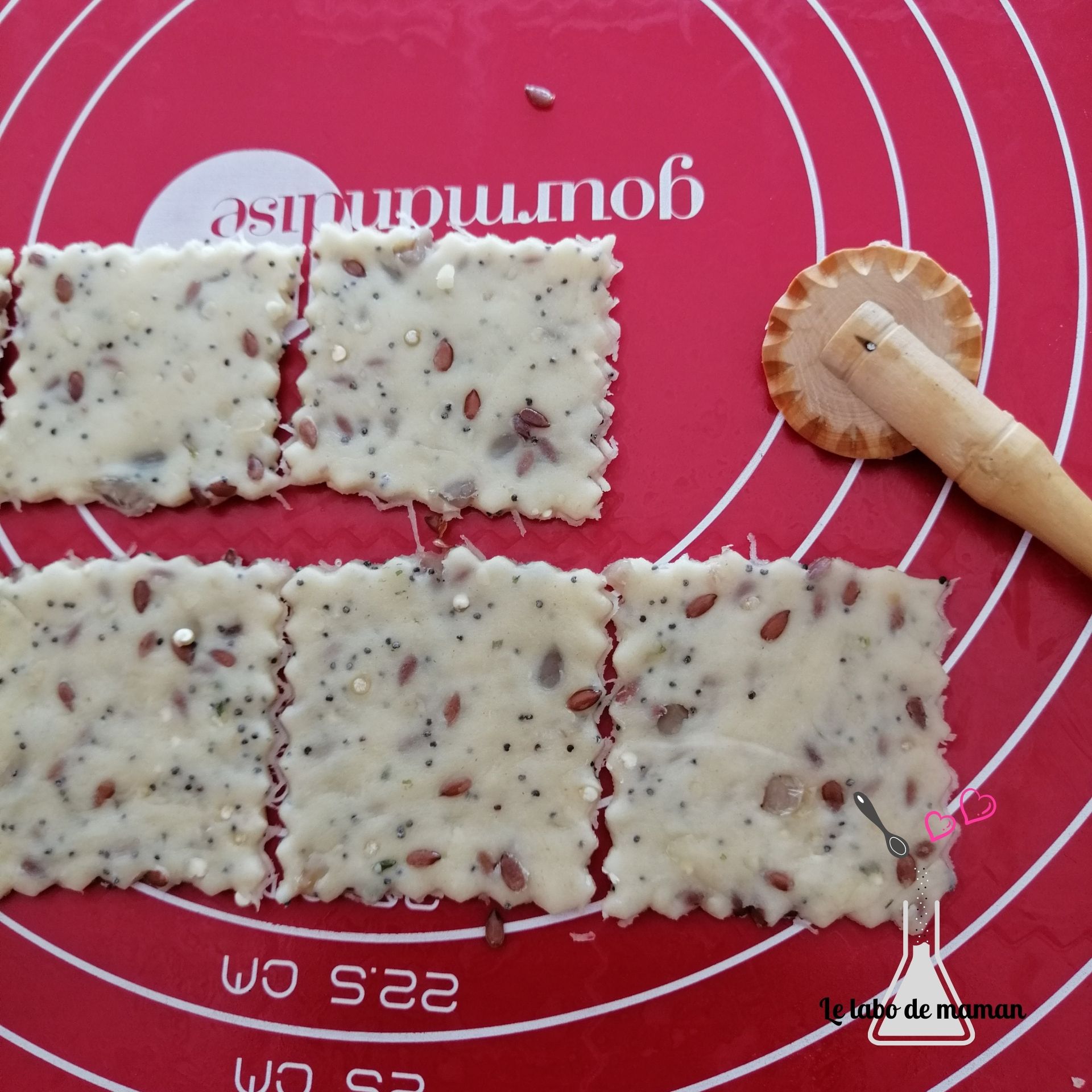 Crackers aux graines (companion ou non) - Le labo de maman