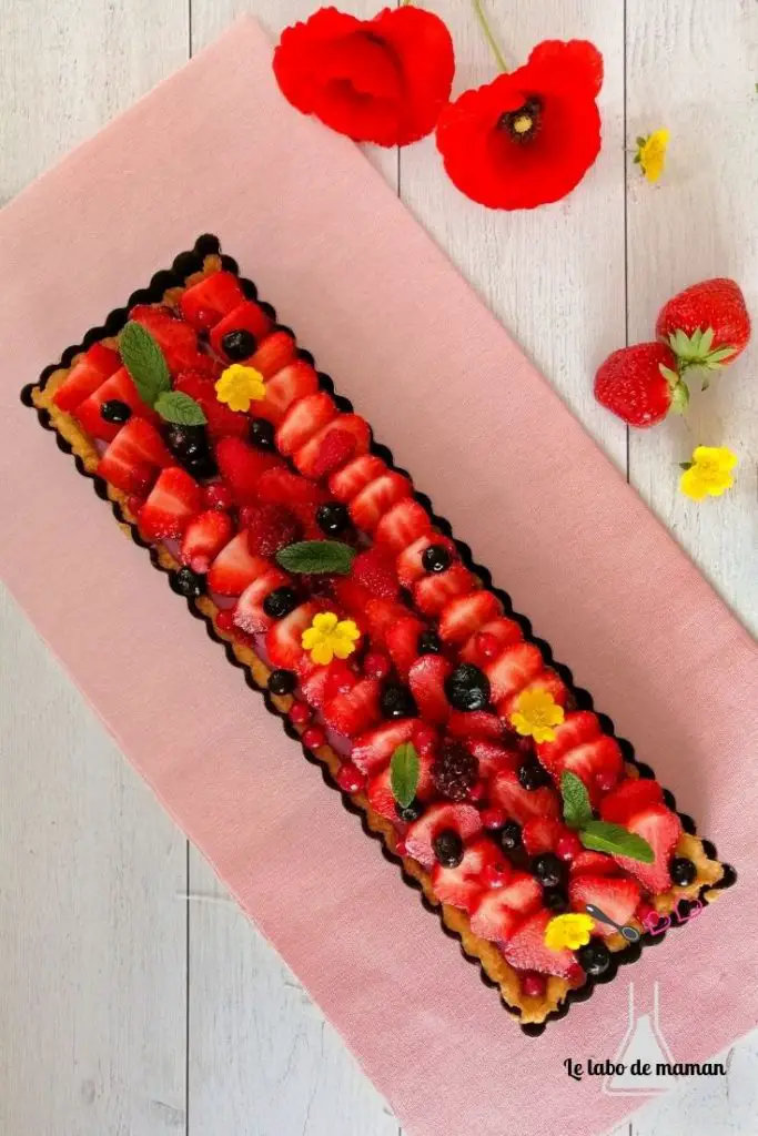 Tarte panna cotta aux fruits rouges (companion ou non)