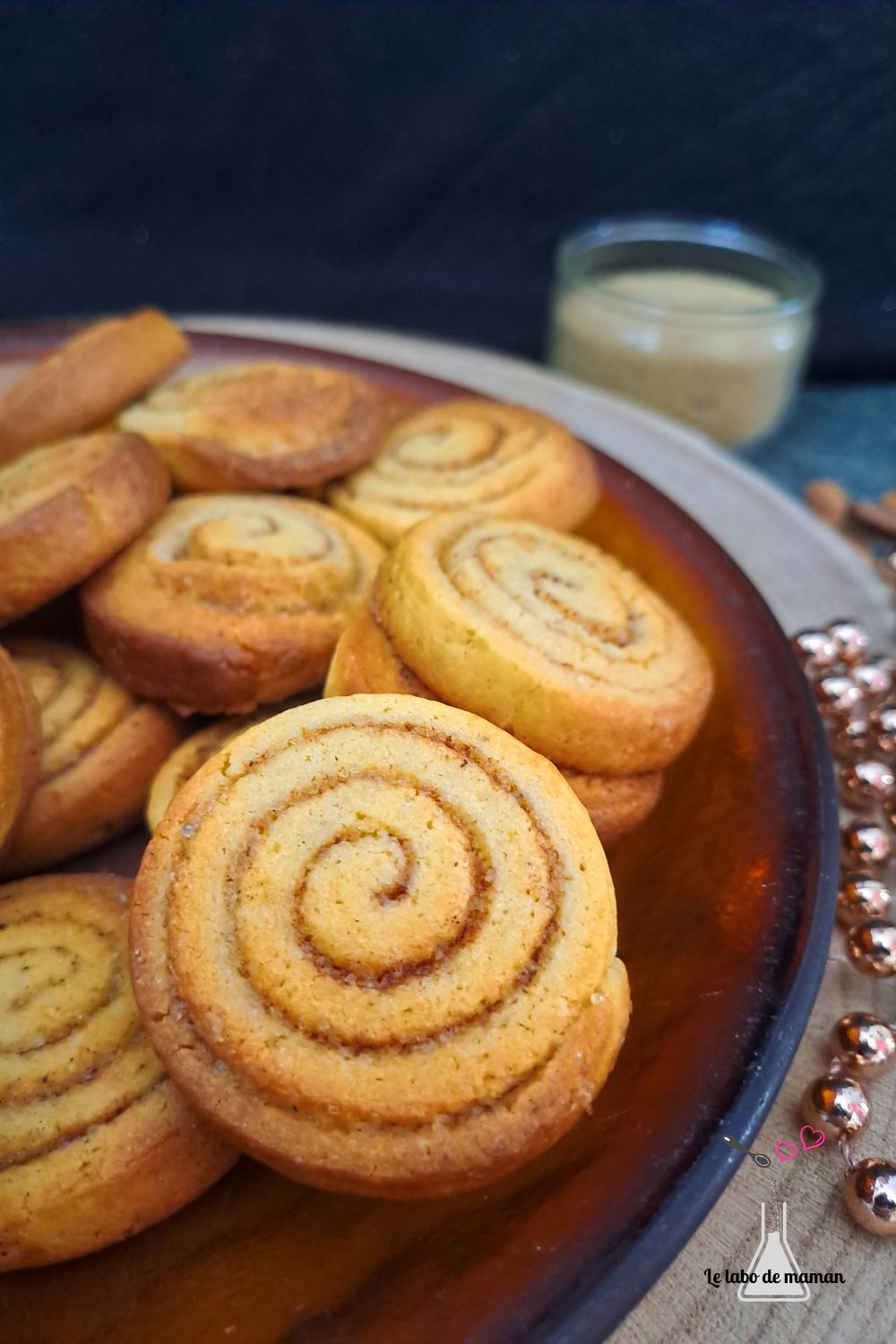 Biscuits roulés à la cannelle - Le labo de maman